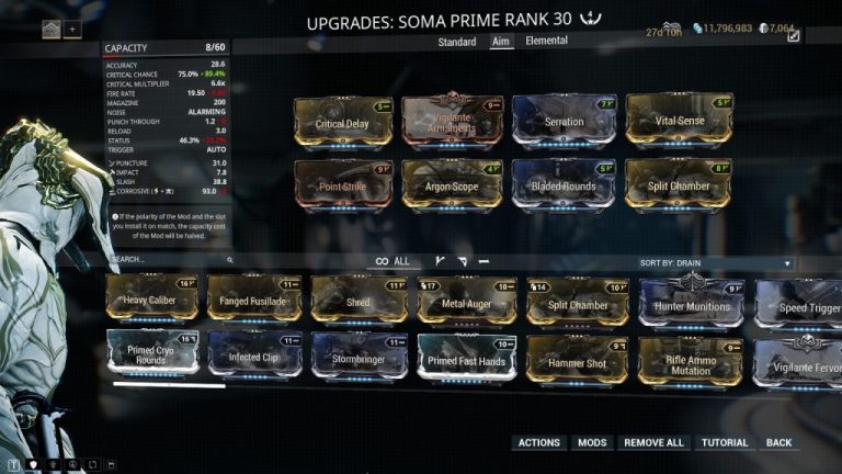 Soma Prime Builds Guide - Wargame-Rd