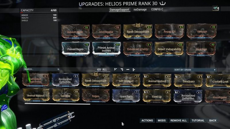 Warframe Sentinel Helios Prime (How To Get Him & Best Builds) - Wargame-Rd