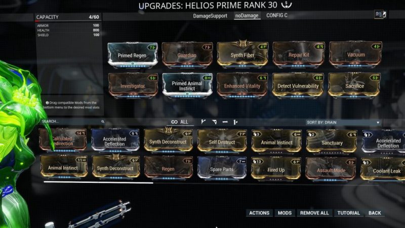 Warframe Sentinel Helios Prime (How To Get Him & Best Builds) - Wargame-Rd