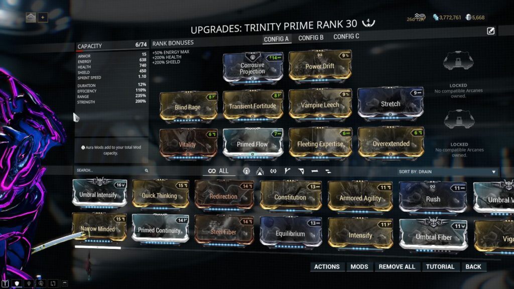 Warframe Trinity Prime Builds Guide – All You Need to Know - Wargame-Rd