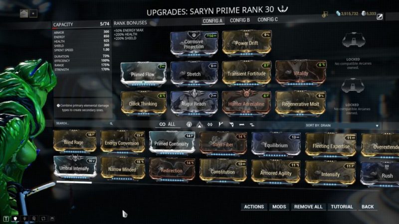 Warframe Saryn Prime Builds Guide - Wargame-Rd