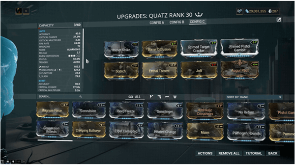 Warframe - Quartz Build Guide for 2021 - Wargame-Rd