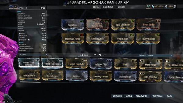 Warframe - Argonak Builds Guide - Wargame-Rd