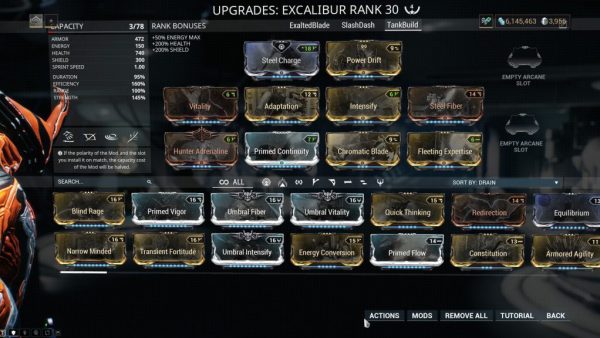 Warframe Excalibur Builds Guide - Wargame-Rd