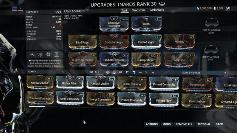 Warframe Inaros Builds – All You Need to Know - Wargame-Rd