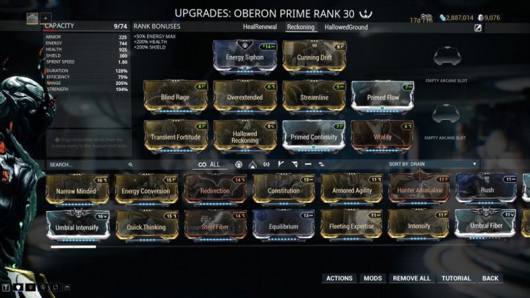 Oberon Prime Builds Guide - Warframe - Wargame-Rd
