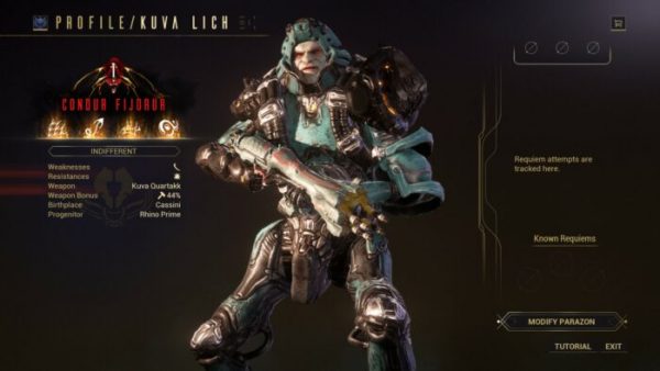 A Guide to Kuva Lich Warframe - Wargame-Rd