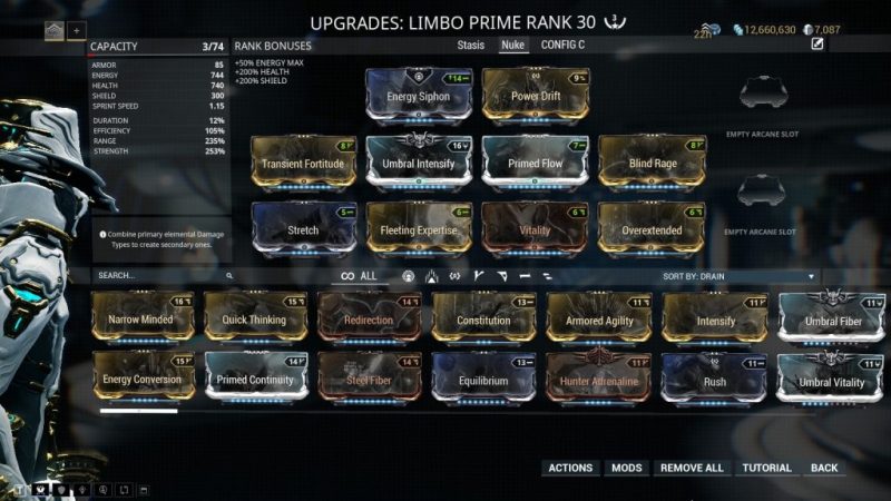 Warframe Limbo Build – A Complete Guide - Wargame-Rd