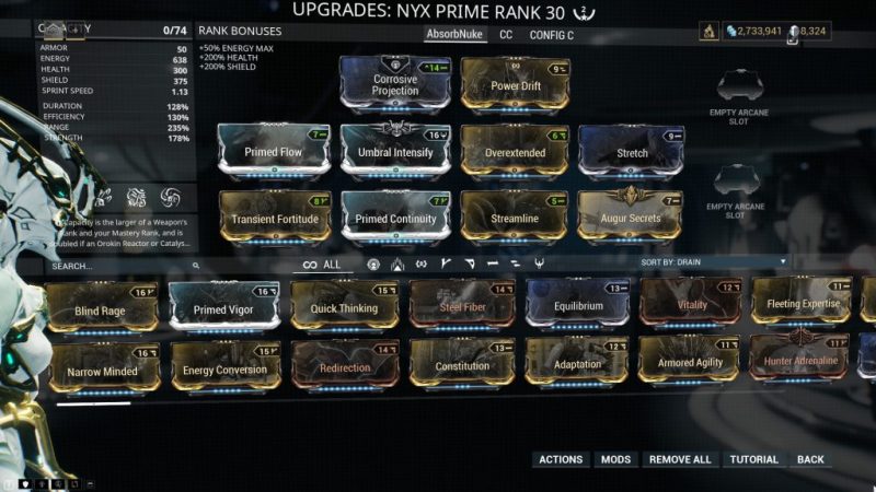 Nyx Prime Builds Guide - Warframe - Wargame-Rd