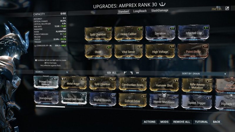 The Amprex Build Guide - Warframe - Wargame-Rd