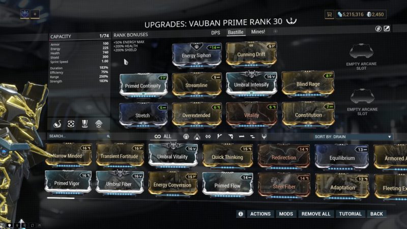 Vauban Prime Builds Guide - Top 3 Vauban Builds - Wargame-Rd